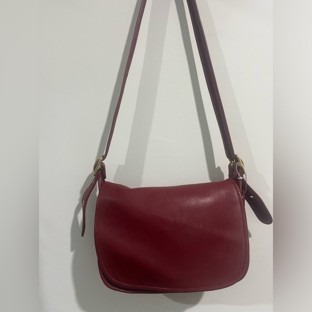 Vintage Coach Red Burgundy Patricias Legacy 9951 Clas… - Gem